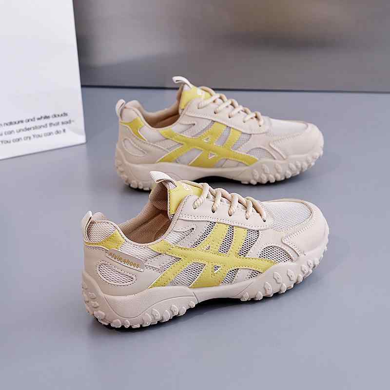 スニーカー レディース 春夏 通気性 スポーツシューズ 滑り止め 軽量 ウォーキング ランニング 普段使い かわいい 白