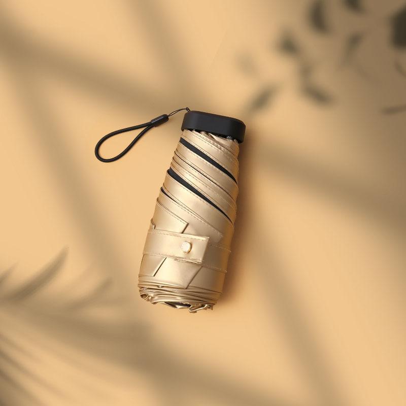 日傘 高倍率UVカット 紫外線対策 軽量 折りたたみ傘 晴雨兼用 遮光 遮熱 携帯便利 五つ折り 傘 ラッキーアイテム