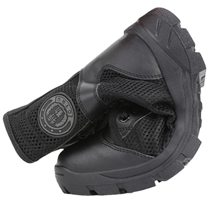 靴 メンズ 男性用 ブラック 靴 通気性 メッシュ 衝撃吸収 アウトドア レディース 春夏 ハイカット スニーカー