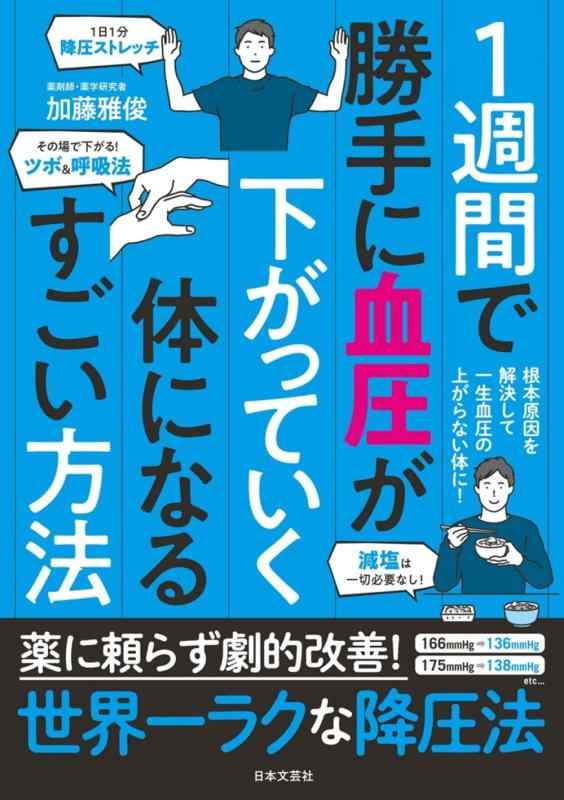 1週間で勝手に血圧が下がっていく体になるすごい方法: 薬に頼らず劇的改善世界一ラクな降圧法