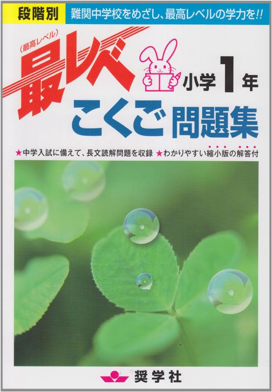最レベこくご問題集小学1年: 段階別