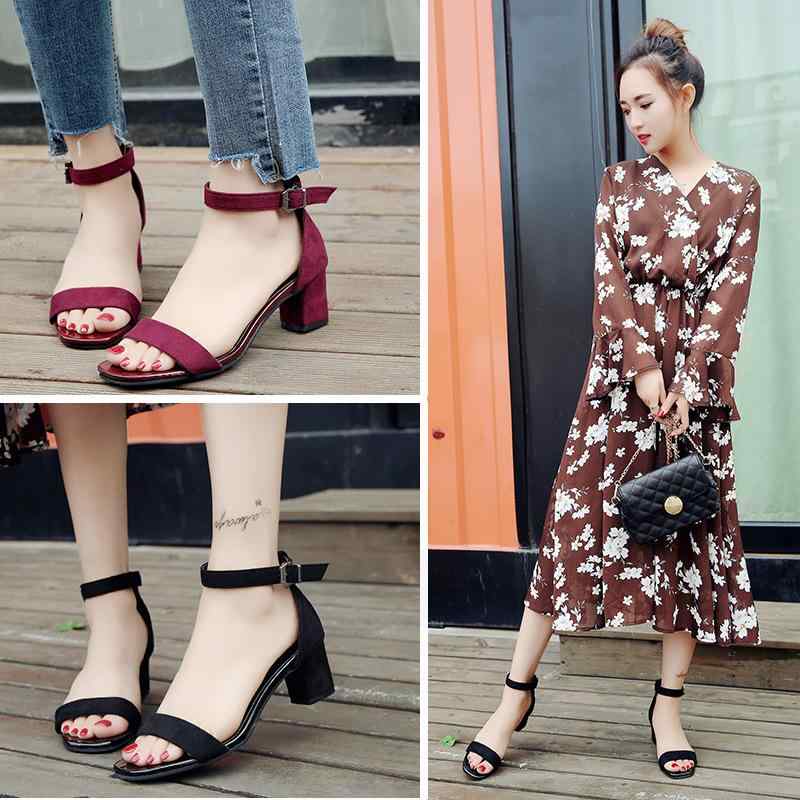 サンダル レディース 大きいサイズ チャンキーヒール スクエアトゥ ストラップ セクシー 女性用 シューズ 靴 婦人靴 外反母趾 おしゃれ 歩きやすい パーティー