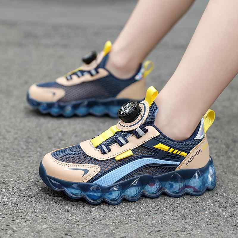 靴 キッズ 男の子 メッシュ 通気性 滑り止め 運動靴 軽量 スニーカー 学生 普段使い