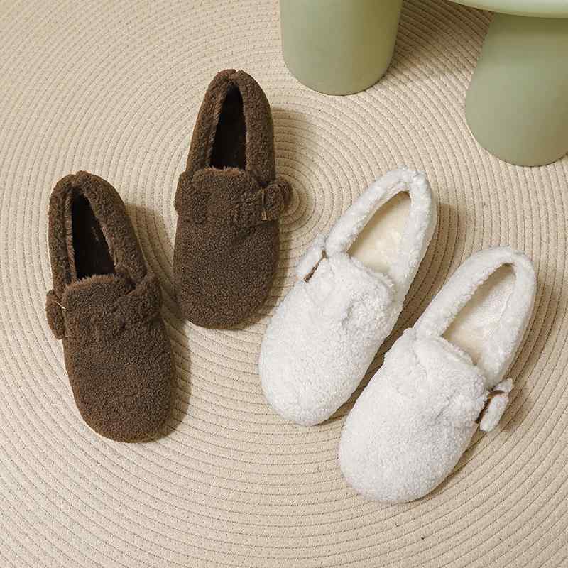 靴 レディース 全真皮 冬季 暖か 厚底 インヒール シューズ ボア 快適 普段使い