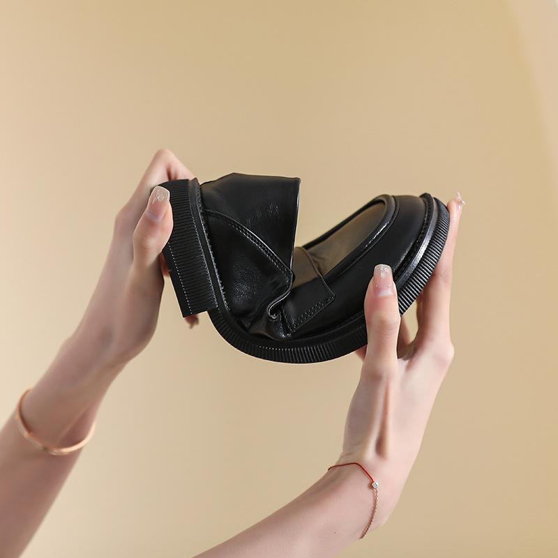 靴 レディース ローファー 春秋 厚底 小さいサイズ 大きいサイズ スリッポン 学生靴 フラットシューズ パンプス 黒 ブラック エナメル オックスフォード 普段使い