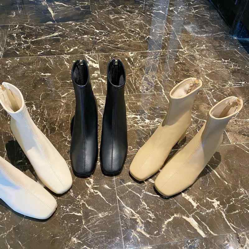 ブーツ レディース 秋冬 韓国 ショートブーツ スクエアトゥ 太ヒール 美脚 履きやすい 痛くなりにくい 歩きやすい カジュアル・製品カテゴリ: ・対象年齢: 成人・靴の表面素材: 人造PU・靴底素材: ゴム・性別: 女性・スタイル: 韓国...