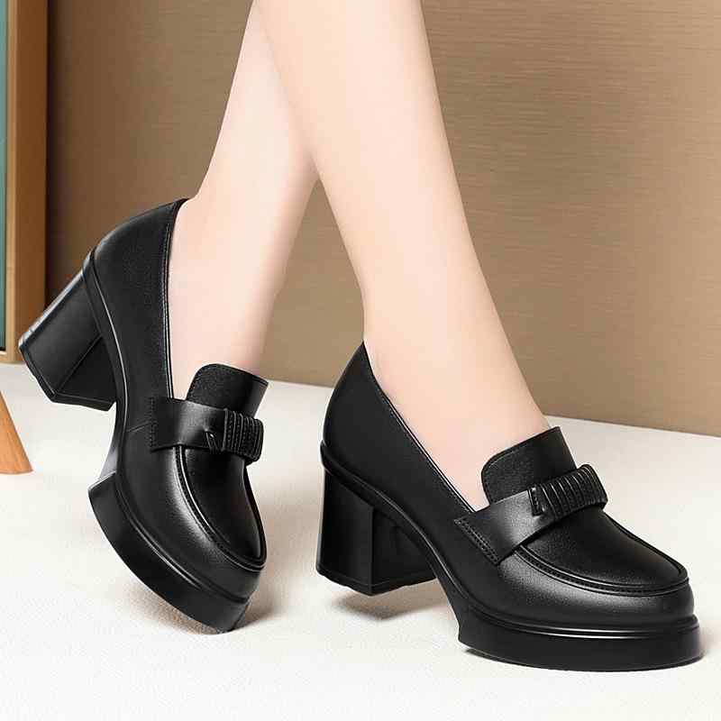 パンプス レディース 女性用 婦人靴 シューズ 厚底 防水 滑り止め ローヒール 歩きやすい 履きやすい かわいい おしゃれ フォーマル オフィス ビジネス 仕事用 普段使い 春夏 秋冬