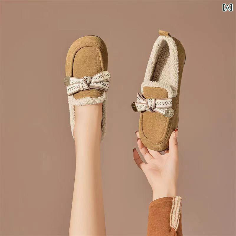 ローファー レディース 厚底 2024 秋冬 カジュアル 快適 クッション性 あったか フラットシューズ スリッポン ぺたんこ靴 歩きやすい 普段使い