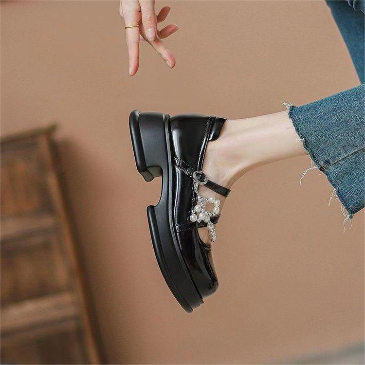 2靴 レディース 春夏 メリージェーン シューズ ローファー フラット 黒 かわいい 歩きやすい 履きやすい 外反母趾 疲れない ब्रिटेन風 レトロ