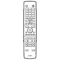 SHARP 純正パーツ BD/DVDレコーダー用リモコン 0046380236