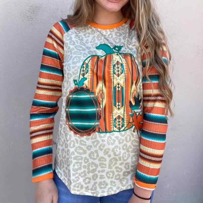 スウェット レディース 秋冬 ヒョウ柄 プリント 長袖 撞色 欧米風 トレーナー 女性用 トップス