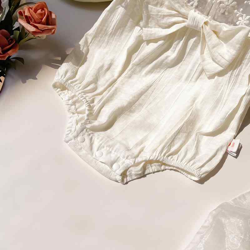 ベビー ロンパース レース 春夏 韓国風 新生児 ハーネス かわいい 公園 普段使い