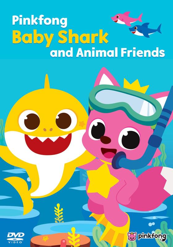 Pinkfong Baby Shark and Animal Friends DVD ピンキッツ ベイビーシャークDVD Baby Shark(サメのかぞく)他全63曲80分収録