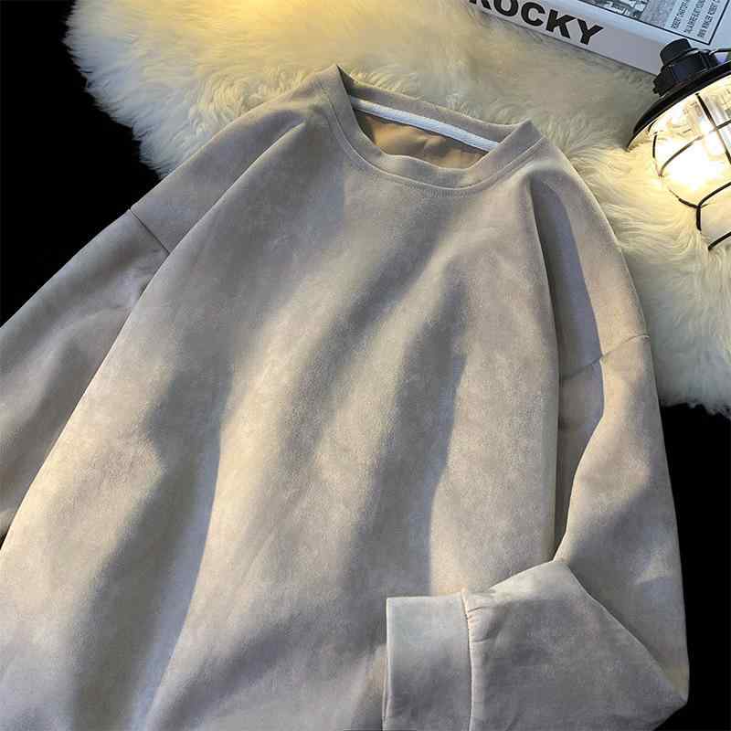 スウェット メンズ 春秋 美品 アメリカン レトロ トレーナー 長袖 ラグラン Tシャツ ゆったり 大きいサイズ インナー