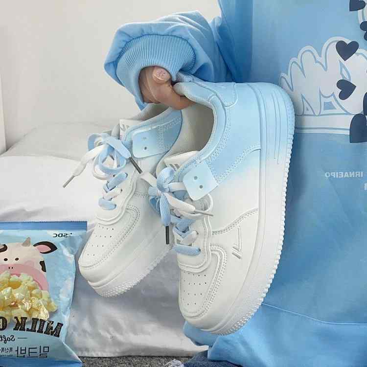 スニーカー レディース 春秋 切り替え ファッション 軽量 ぺたんこ ローカット 運動靴 学生 カジュアル 歩きやすい 普段使い