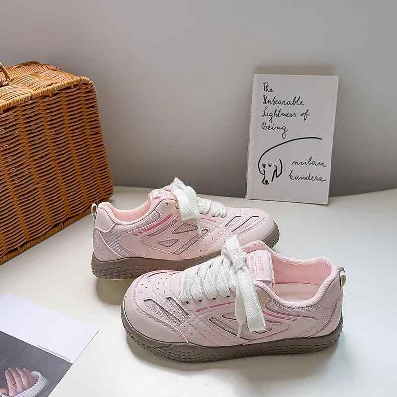 2スニーカー レディース 運動靴 カジュアル シューズ 軽量 厚底 歩きやすい 疲れにくい 白 ローカット