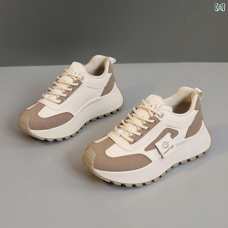 スニーカー レディース 厚底 ローカット シンプル カジュアル スタイル アップ かわいい 普段使い 通学 学生 軽量 安定 歩きやすい