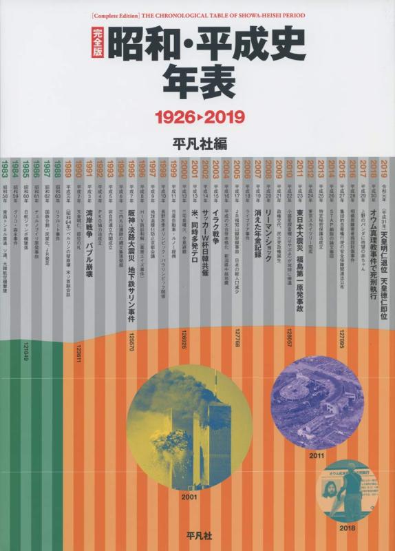 完全版 昭和・平成史年表: 1926-2019■ ご購入前に必ずご確認ください ■1. 在庫管理とご注文の確定当店は複数のオンラインモールで在庫を共有しております。在庫の変動： 更新のタイムラグにより、ご注文後に「完売」が判明する場合がござ...