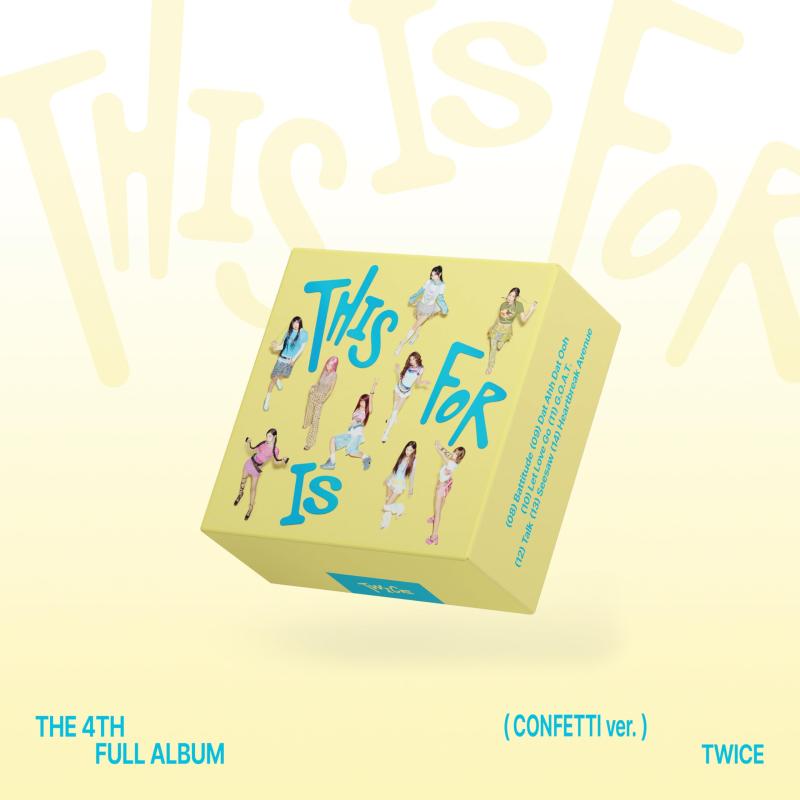 TWICE 4th Album THIS IS FOR (CONFETTI ver.)8809954227486
