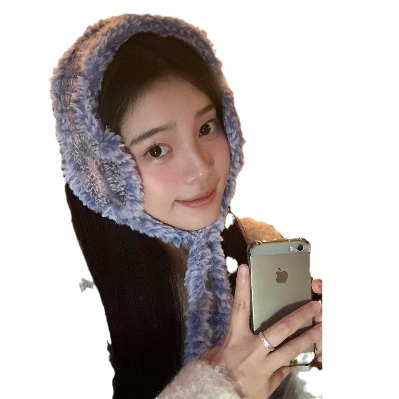 イヤーマフ レディース 秋冬 防寒 保温 自転車 バイク かわいい ニット 学生 耳あて イヤーウォーマー ふわふわ もこもこ