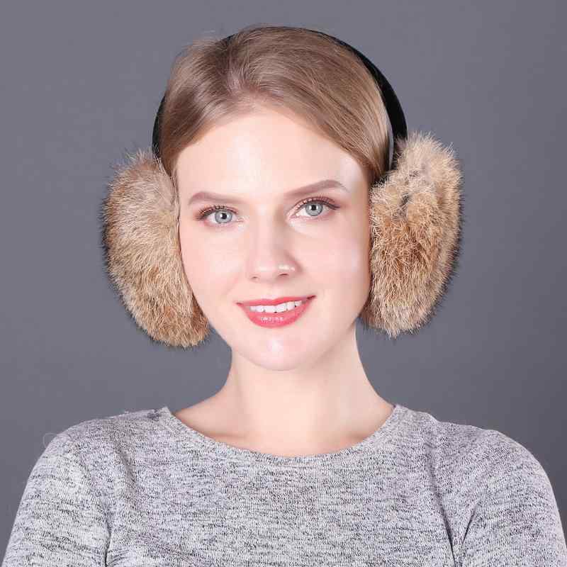 イヤーマフ レディース 防寒 耳あて 男性用 イヤーウォーマー レザー ラビットファー あったか イヤーマフラー ふわふわ もこもこ かわいい 秋冬