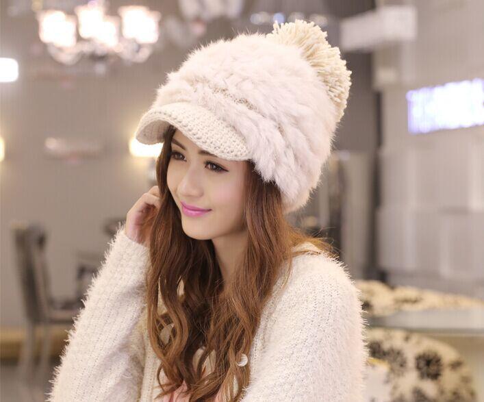 2帽子 レディース 秋冬 暖かい 防寒 かわいい ニット帽 ウール ラビットファー ケーブル編み 小顔効果 あったか コーデ おしゃれ スキー スノボ 旅行