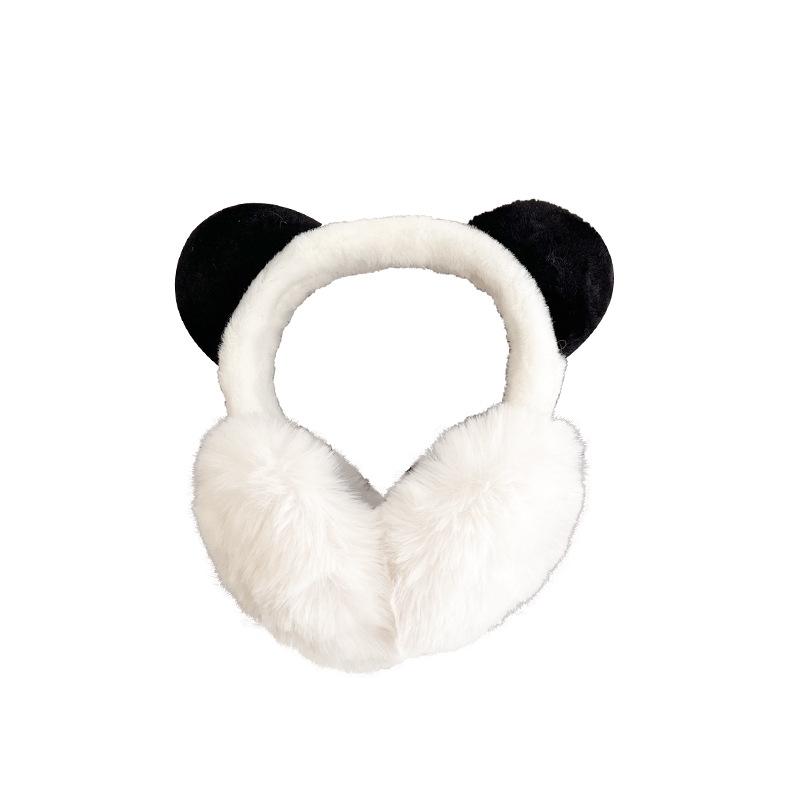 イヤーマフ キッズ 子供用 かわいい 小熊猫 パンダ 毛皮 ふわふわ アウトドア 防寒 暖か 親子 ペア 秋冬