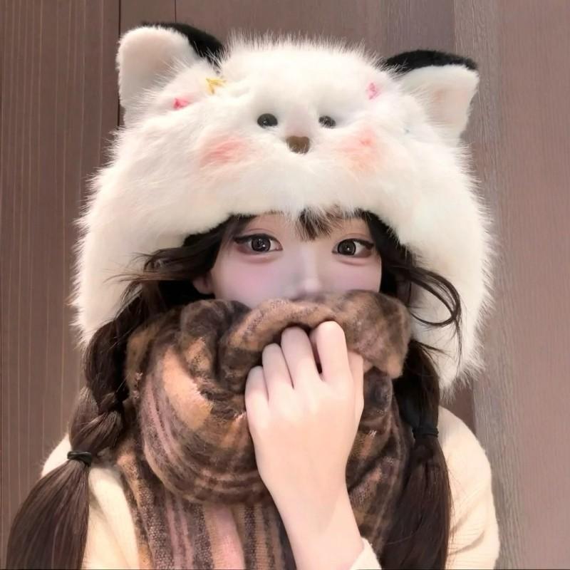 2帽子 レディース 秋冬用 防寒 あったか イヤーマフ かわいい 小犬 ドッグ 耳当て付き フライトキャップ メンズ 防風 暖かい 裏起毛 ふわふわ スキー スノーボード 自転車 アウトドア