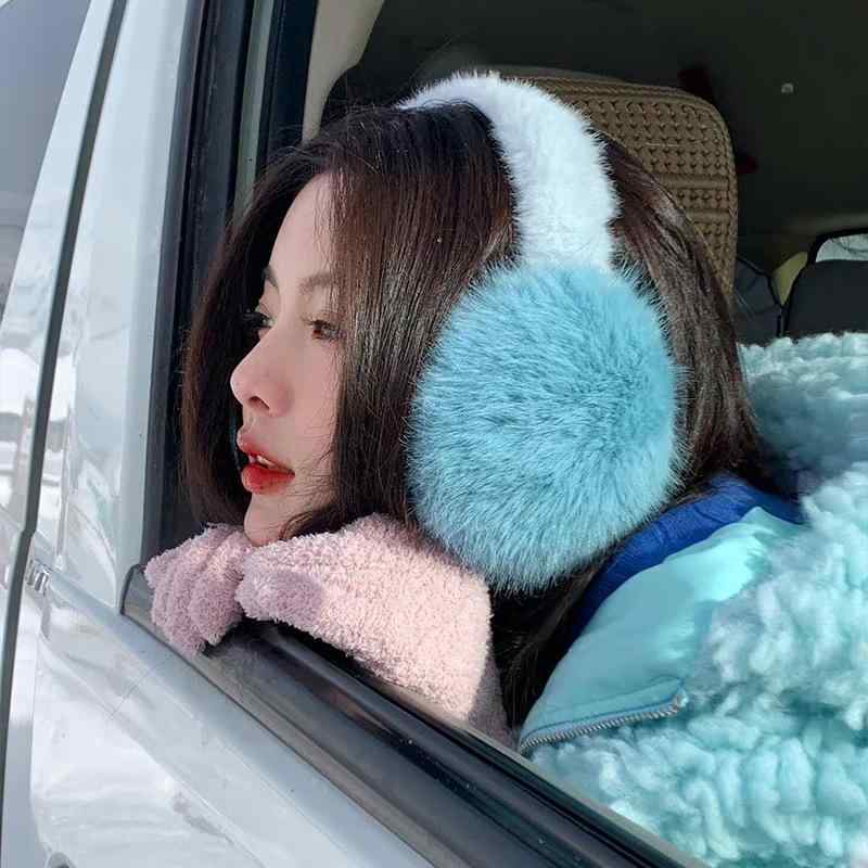 イヤーマフ レディース 秋冬 折りたたみ式 あったか 防寒 ふわふわ もこもこ イヤーウォーマー 耳カバー