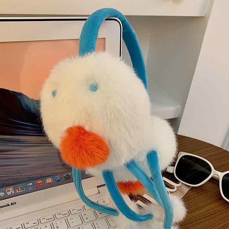 イヤーマフ レディース 学生 秋冬 かわいい 防寒 防風 保温 自転車 スノーマン 雪だるま ふわふわ もこもこ 厚手 イヤーウォーマー 耳あて・性別: 女性・対象年齢: 成年・素材: 毛绒・スタイル: 基本式・柄: 単色・機能: 保温・ス...