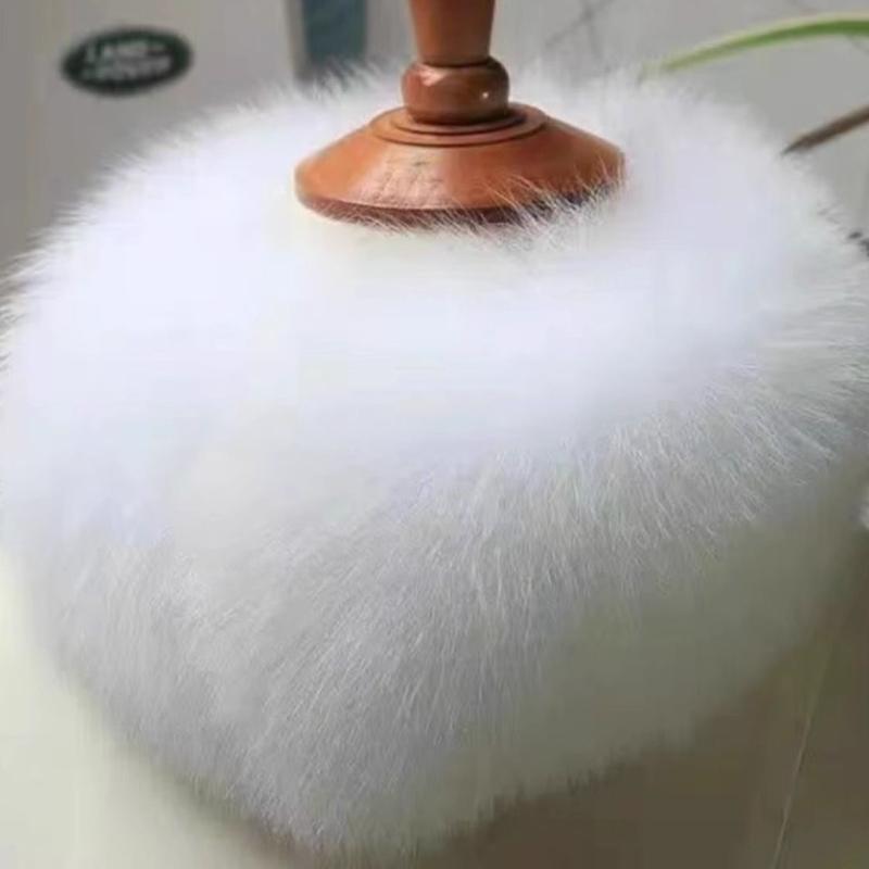 マフラー レディース 付け襟 毛皮 フォックスファー ティペット 暖かい 防寒 ふわふわ フェイクファー 秋冬