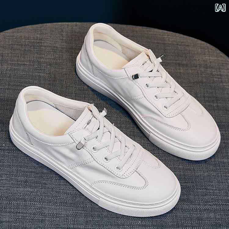 スニーカー レディース 靴 シューズ 浅履き スリッポン ローカット 柔らかい 本革 カジュアル 歩きやすい 普段使い・スタイル: 日常カジュアル・流行要素: 皮革・つま先の形状: ラウンド・甲革素材: 牛革・皮革の特徴: トップグレインピ...