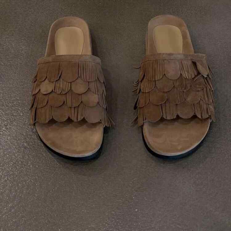 サンダル レディース 春夏 スリッパ ミュール チャンキーヒール 太ヒール ローヒール オープントゥ 露趾 スリッポン フラット ぺたんこ 歩きやすい 履きやすい カジュアル 普段使い 外履き・カテゴリ: サンダル・対象: 成年・スタイル:...