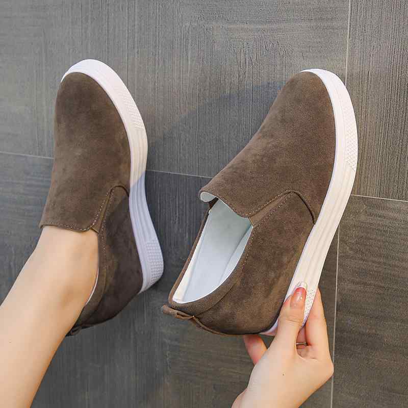 ローファー レディース 厚底 小柄 春秋 スリッポン 楽ちん靴 履きやすい 歩きやすい 美脚効果 身長アップ 普段使い かわいい