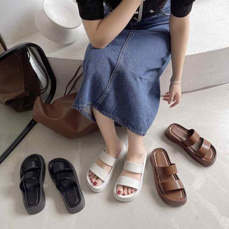 サンダル レディース 厚底 滑り止め スリッパ 個性的 カジュアル おしゃれ 普段使い 外出 女性用 春夏