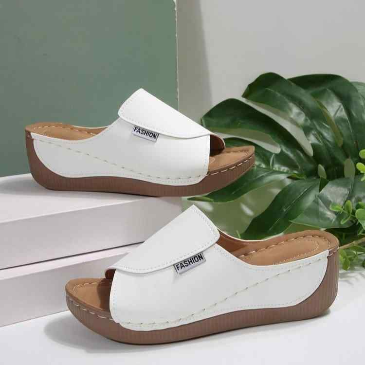サンダル レディース 厚底 カジュアル 婦人靴 夏 スポーティー 普段使い 快適 宽条带 歩きやすい 疲れない シンプル ファッション 魚口 ウェッジヒール