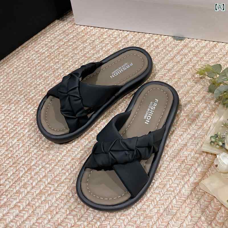 サンダル レディース 韓国風 麦わら ビーチサンダル スリッパ 履き心地 柔らかい カジュアル 普段使い・カテゴリ: サンダル・対象年齢: 大人・スタイル: 韓国・流行の要素: レザー・靴の表面素材: 合成皮革・靴底素材: ゴム・パターン:...