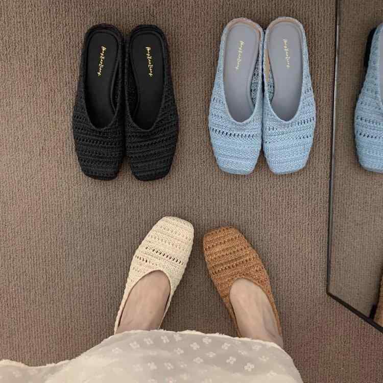 サンダル レディース 春夏 スリッパ 痛くない 履きやすい ローヒール ぺたんこ フラット 室内 普段使い かわいい おしゃれ 歩きやすい 疲れない つっかけミュール