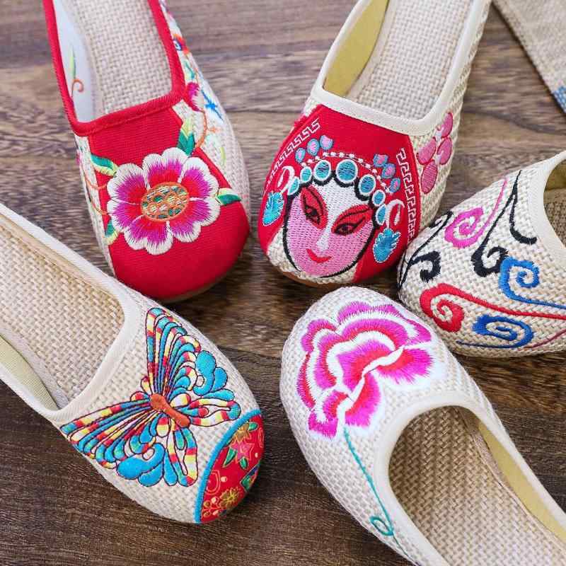 サンダル レディース 布靴 カジュアル 春夏 散歩 旅行 疲れない 牛筋底 軽量 クッション