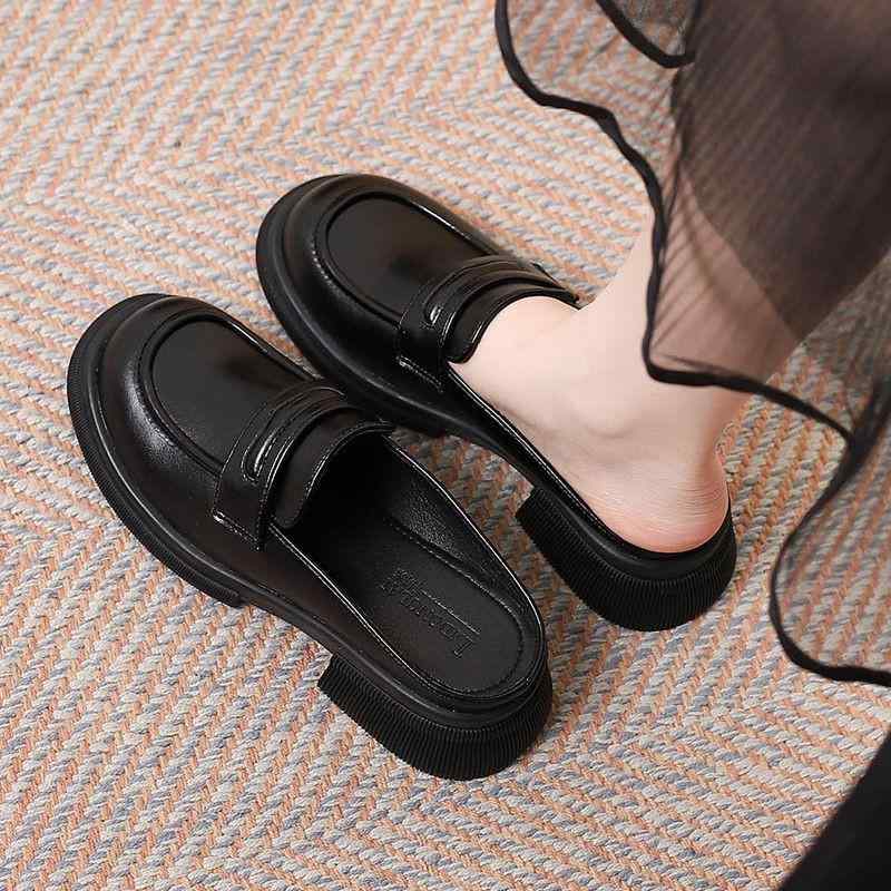 サンダル レディース 厚底 ローファー スリッパ 歩きやすい 疲れない 履きやすい つっかけ 靴 かわいい 軽量 普段使い 外履き・カテゴリ: 包頭・対象年齢: 成年・スタイル: カジュアル・流行の要素: ステッチ、リベット・アッパー素材:...