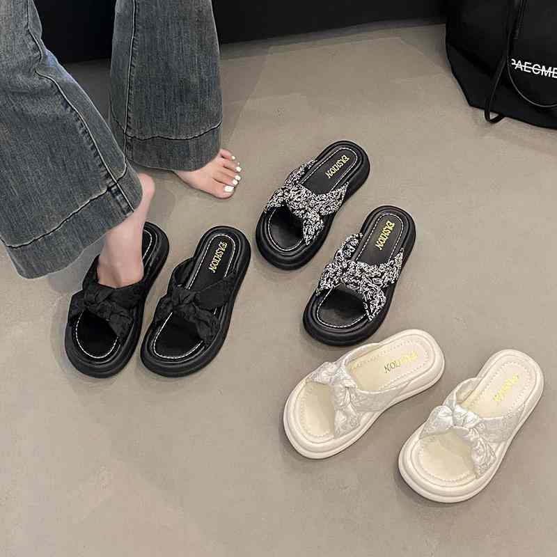 サンダル レディース 春夏 厚底 ビーチサンダル ファッション 普段使い スリッパ カジュアル 中華風 チャイナ風