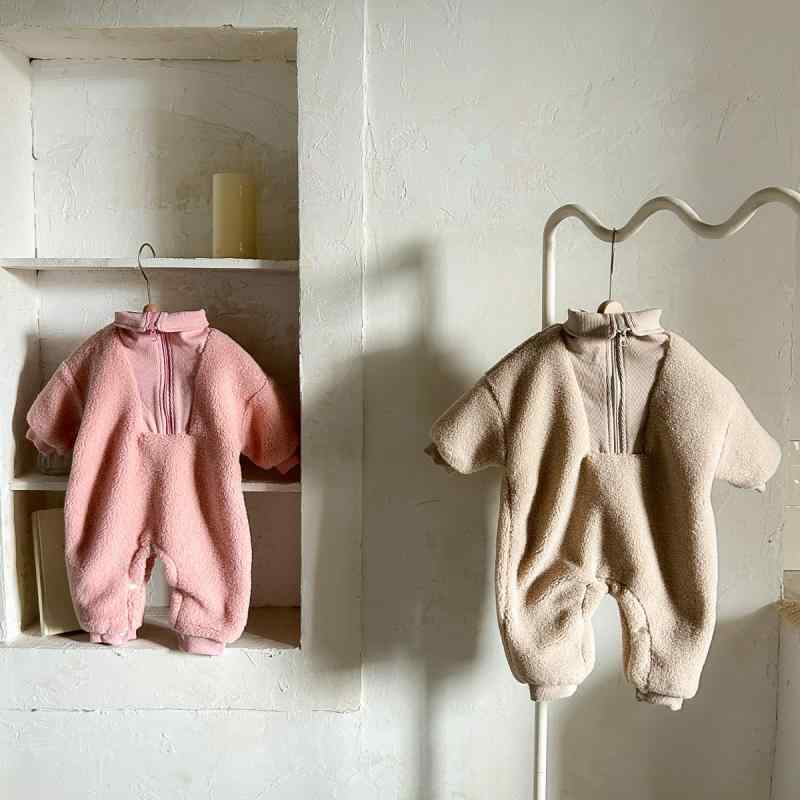ベビー 子供服 男の子 女の子 裏起毛 アウター カバーオール 防寒 暖かい かわいい 冬