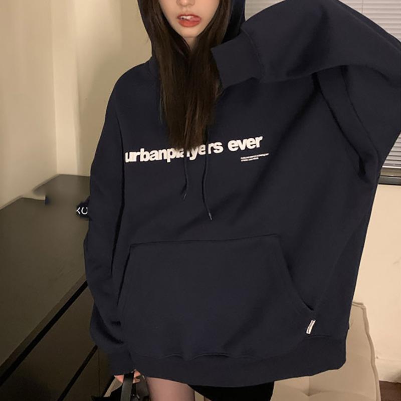 パーカー レディース 秋冬 裏起毛 ゆったり 韓国 スウェット トップス 女性用 学生 上着 普段使い 部屋着 かわいい・柄: 印花・スタイル: プルオーバー.カジュアル・フィット: ゆったり・構成: 単品・着丈: ミドル丈(50cm&lt...