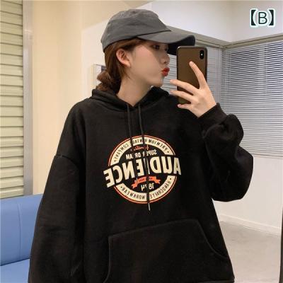 2パーカー レディース 韓国 長袖 トップス ゆったり 厚手 裏起毛 フード付き アウター 秋冬