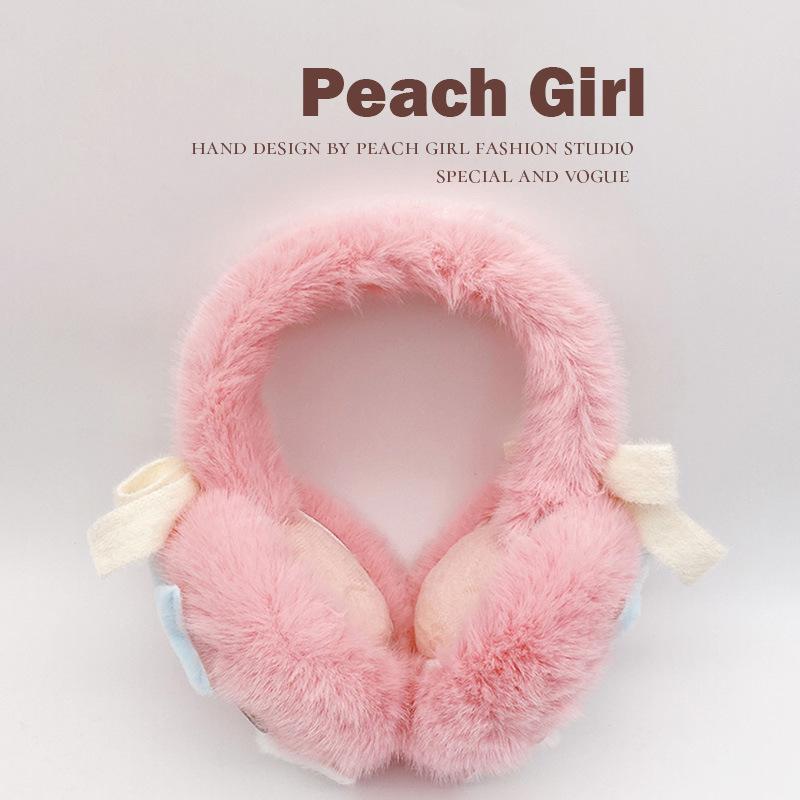 2イヤーマフ レディース かわいい スター バタフライ イヤーウォーマー 防寒 折りたたみ式 イヤーマフ ガールズ 暖か ふわふわ 小物