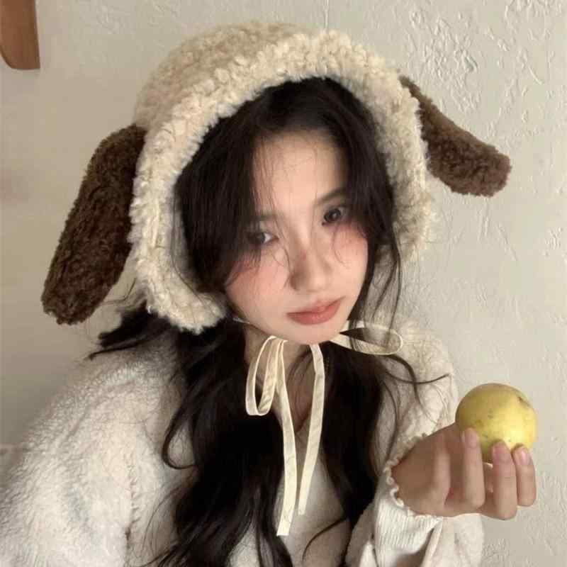 2イヤーマフ レディース かわいい 小犬 耳当て 秋冬 防寒 暖かい 防風 調整可能 柔らかい ガールズ