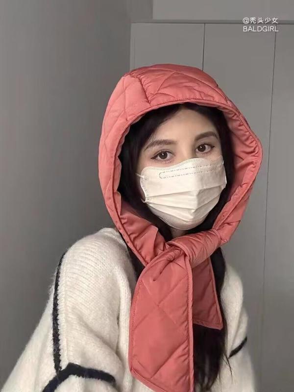 バラクラバ レディース 秋冬 防寒 保温 暖かい 帽子 ニット帽 护耳 コットン