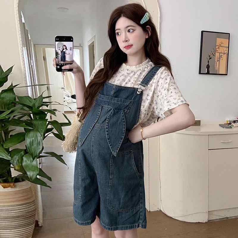 マタニティウェア 春夏 セットアップ 花柄 トップス デニム サロペット 妊婦服 産前 産後 授乳服 ゆったり 普段使い かわいい