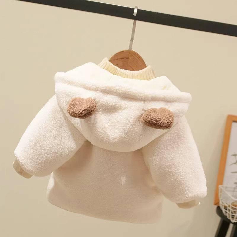 子供服 アウター 男女兼用 ボアジャケット コート 厚手 秋冬 ベビー服 モコモコ あったか 防寒
