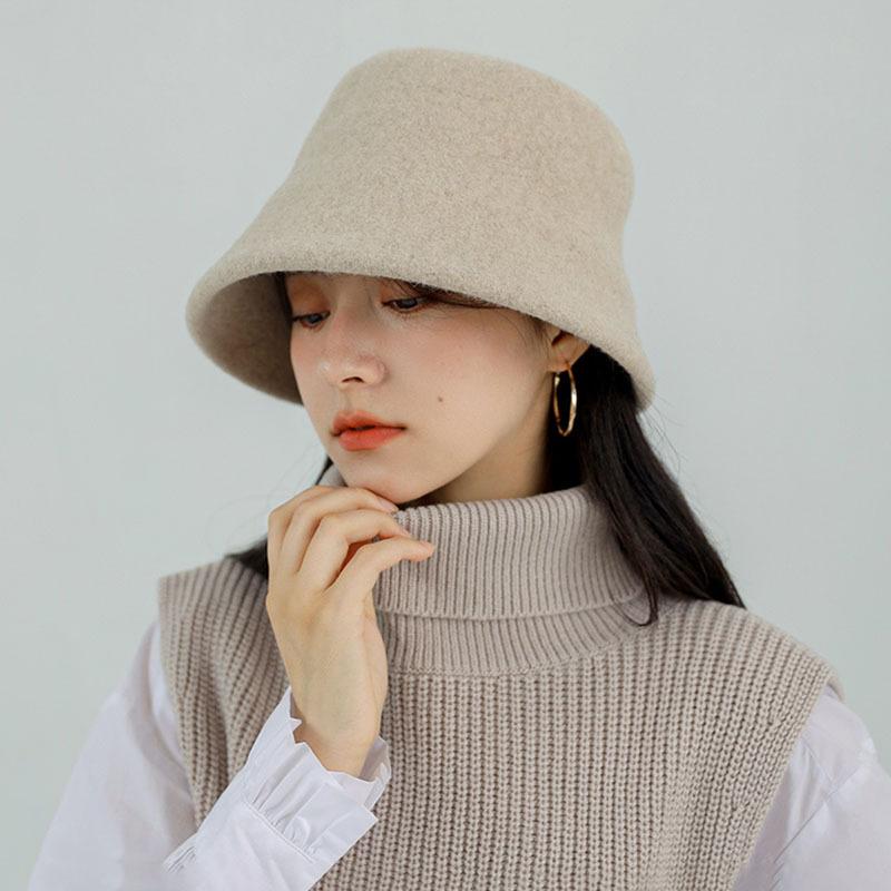 2帽子 レディース 漁夫帽 ウール ハット 韓国風 レトロ あったか 毛 礼帽 冬 小顔効果 バケットハット・カテゴリ: 漁夫帽・適合シーズン: 春、夏、秋、冬・帽子の種類: 平頂・つばの形状: 短つば・カラー: ブラック、キャメル、コーヒ...